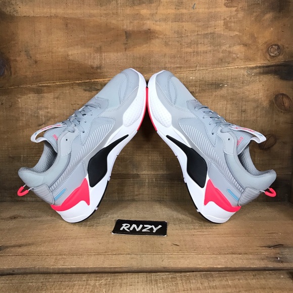 Puma | Shoes | New Puma Rsx Grey Shock Pink | Poshmark